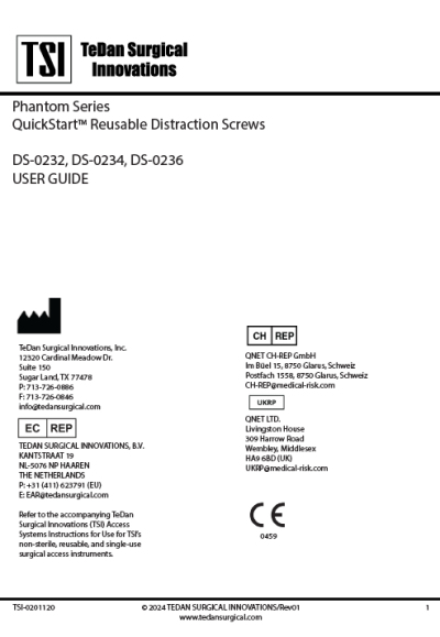 Phantom CS Distraction - Tedan Surgical Innovations